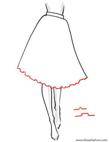 How to draw a tutu skirt – I Draw Fashion