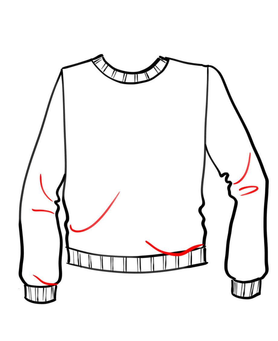 How to Draw a sweater | I Draw Fashion